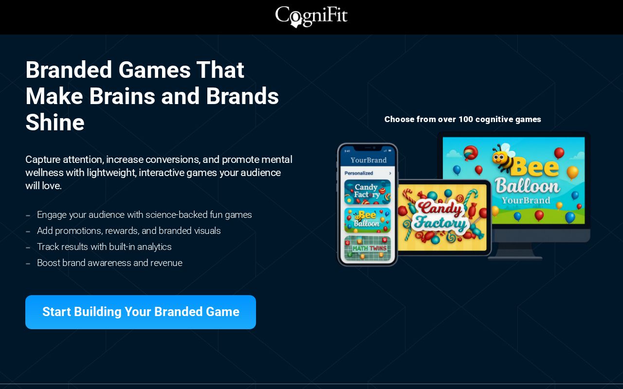 Boost Your Brand with Custom Games | CogniFit